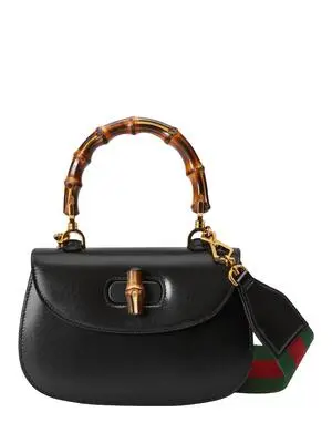 Gucci Bamboo 1947 Small Leather Bag - Black