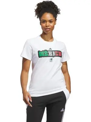 Adidas Fifa World Cup™ 26 Mexico Home Graphic Tee - White