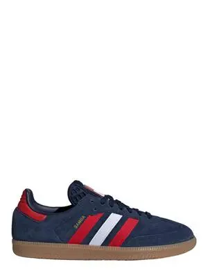 Adidas Samba OG Lace Up Sneakers Night Indigo / Better Scarlet / Cloud White