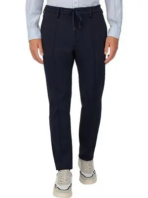 Boggi Milano Stretch Jersey Trousers - Navy Blue