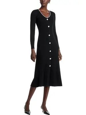 Elie Tahari The Emmie Knit Dress - Noir