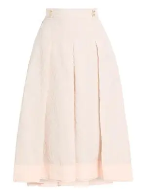 3.1 PHILLIP LIM Pleated Fil Coupé Jacquard Midi Skirt