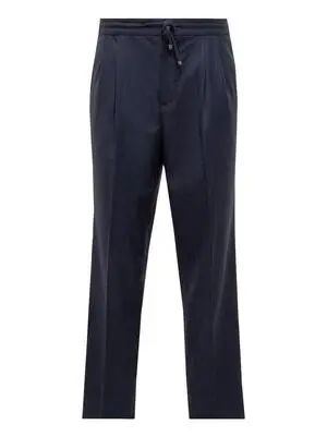 Brunello Cucinelli Wool Trousers - Blue