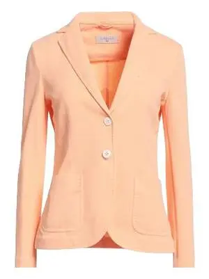 CIRCOLO 1901 CIRCOLO 1901 Single-Breasted Piqué Blazer Salmon Pink
