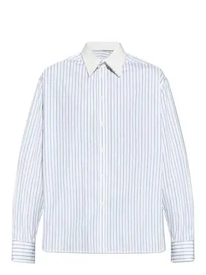 LANVIN Shirt With A Striped Pattern - White