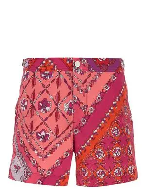 Emilio Pucci Printed Swim Trunks - Corallofuxia