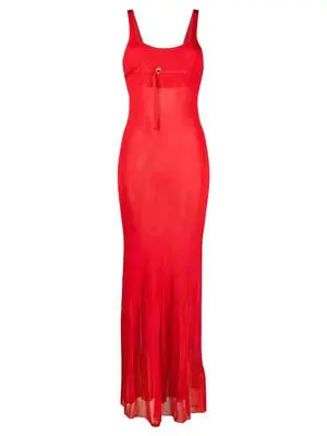 Jacquemus La Robe Maille Maxi Dress - Red