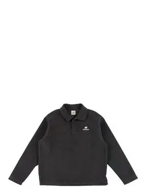 NEW BALANCE Polar Fleece Polo Shirt - Grey