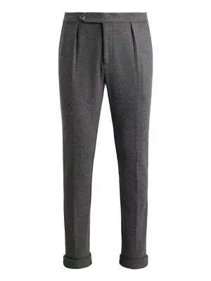 Ralph Lauren Pressed-pleat Trousers - Grey