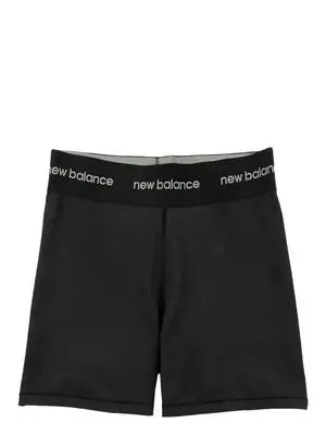 NEW BALANCE Elasticated-waistband Shorts - Black