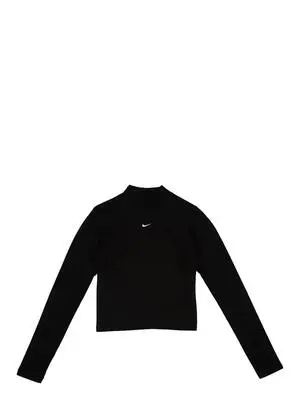 Nike Chill Knit Mock-neck Top - Black