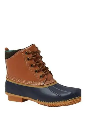 LANDS' END Insulated Duck Boots - Hazelnut Leather