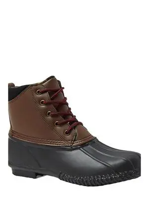 LANDS' END Insulated Duck Boots - Rich Coffee Leather