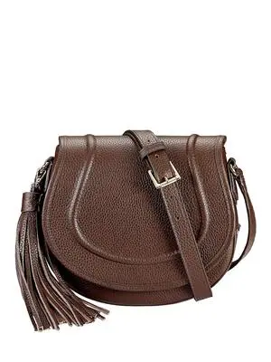 Gigi New York Jenni Saddle Bag - Chocolate