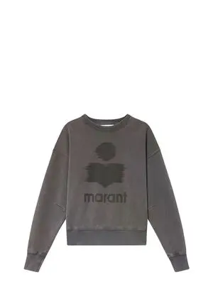 MARANT ETOILE Moby Logo Sweatshirt - Grey