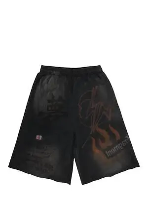 TRAVIS SCOTT Cactus Jack X Fragment X Nike Dream Sweatshorts - Black