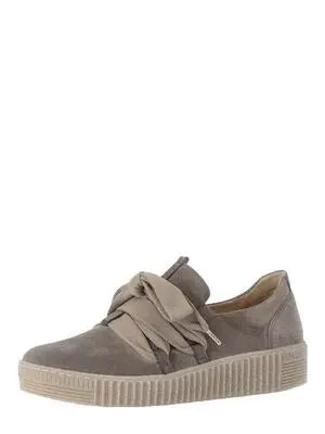 Gabor Leather Platform Sneakers - Mohair