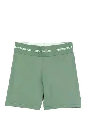 NEW BALANCE Elasticated-waistband Shorts - Green