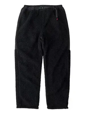 Gramicci Sherpa-effect Belted Trousers - Black