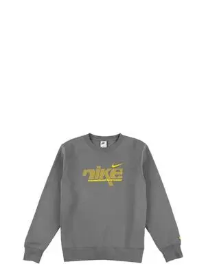 Nike Nsw Club Logo Crew-neck Sweatshirt - Grey