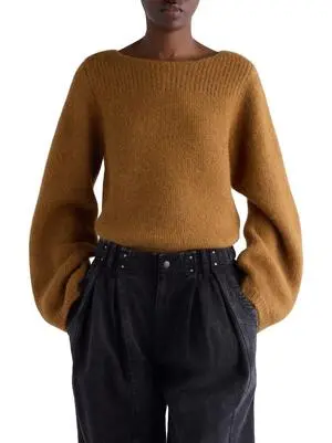 Isabel Marant Paulane Alpaca Blend Sweater - Camel