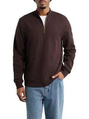 THREADS 4 THOUGHT Christian Comfort Quarter Zip Pullover Espresso
