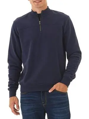 THREADS 4 THOUGHT Christian Comfort Quarter Zip Pullover Stargazer
