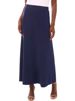 Vince Camuto A-line Maxi Sweater Skirt - Classic Navy