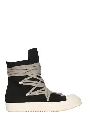 Rick Owens Concordians Megalace High - Black/milk