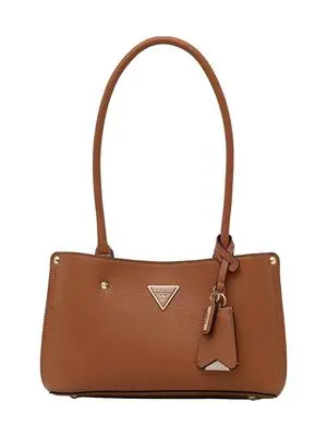 Guess Logo-plaque Shoulder Bag - Brown