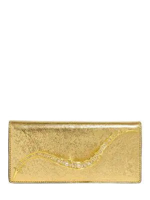 Alexis Bittar Crystal Curve Clutch - Gold