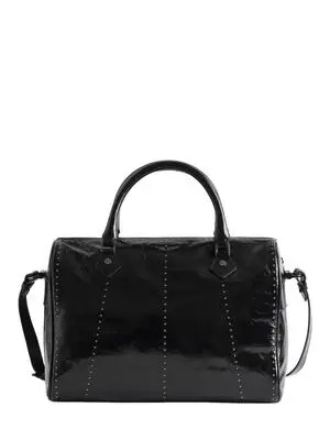 Zadig&Voltaire Leather Stud Bag - Black