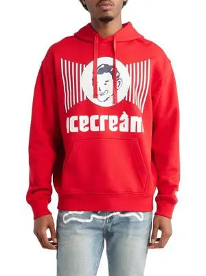 ICECREAM Coneman Graphic Hoodie - Goji Berry