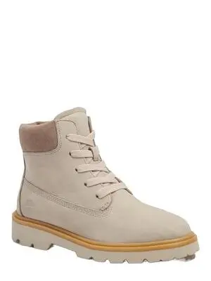 Timberland Rowan Way Leather Boots - Light Taupe Nubuck