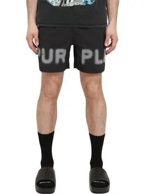 PURPLE BRAND Water Repellent Performance Shorts - Black
