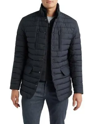 SAVE THE DUCK Elias Quilted Water Resistant Puffer Jacket - Black