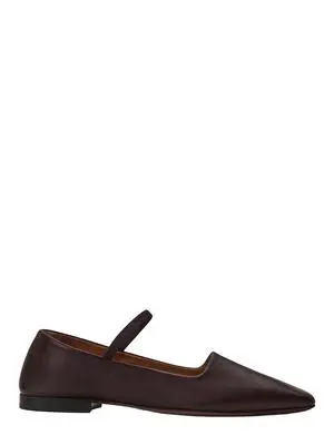 ATP ATELIER Petina Mary Jane Flat - Walnut