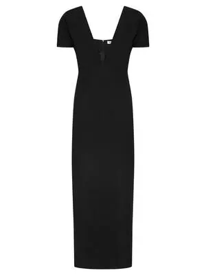 Bernadette Clara Crepe De Chine Dress - Black