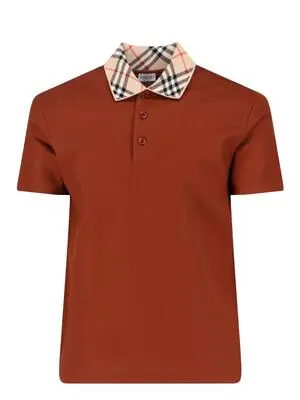 Burberry Polo "check - Brown