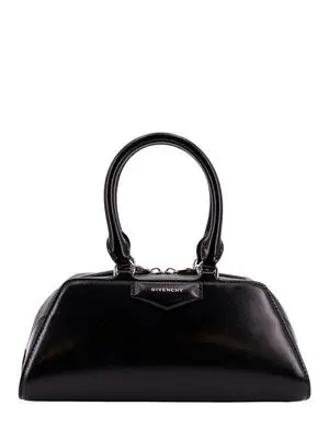 Givenchy Antigona Mini Leather Shoulder Bag - Black