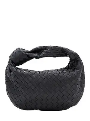 Bottega Veneta Jodie Leather Handbag - Black