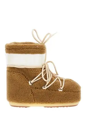 Moon Boot Icon Low Fleece Boot - Beige