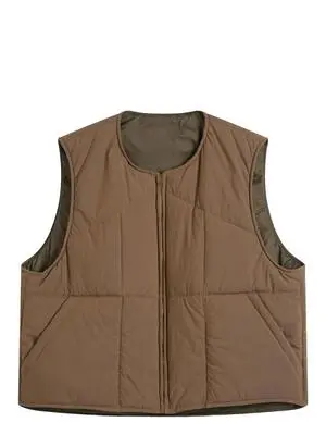 UNLIKELY DRY GOODS Reversible Utility Vest - Brown