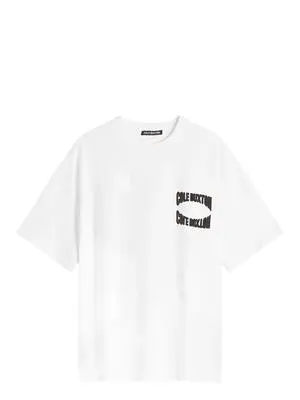 COLE BUXTON Reflected Arc T-shirt - White