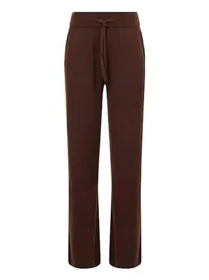 Eberjey Knitted Straight-leg Lounge Trousers - Chocolate