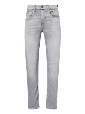 7 For All Mankind Slimmy Tapered-leg Stretch-denim Jeans - Urban