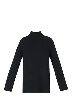 Sweaty Betty Funnel-neck Knitted Jumper - Black