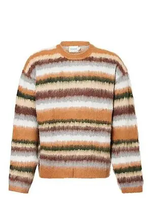 BOUND Brushed Striped Knitted Jumper - Multi