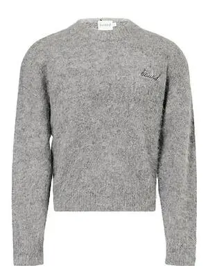 BOUND Dexter Cropped Knitted Jumper - Grey