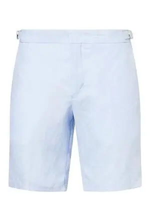 Orlebar Brown Regular-Fit Linen Shorts Springwater Blue